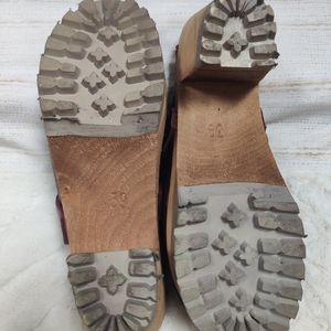 Mia Elsa | Shoes | Clogs Burgundy | Poshmark